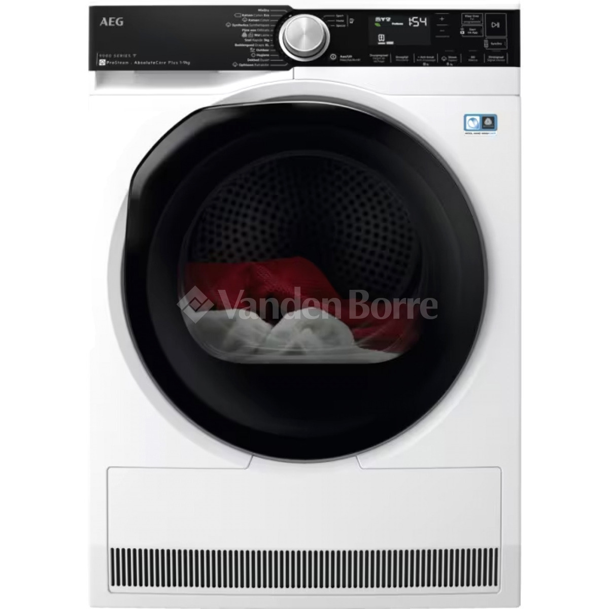 AEG 9000 SERIE ABSOLUTECARE PLUS PROSTEAM 9 KG (TR99M78CS) - DROOGKAST ...