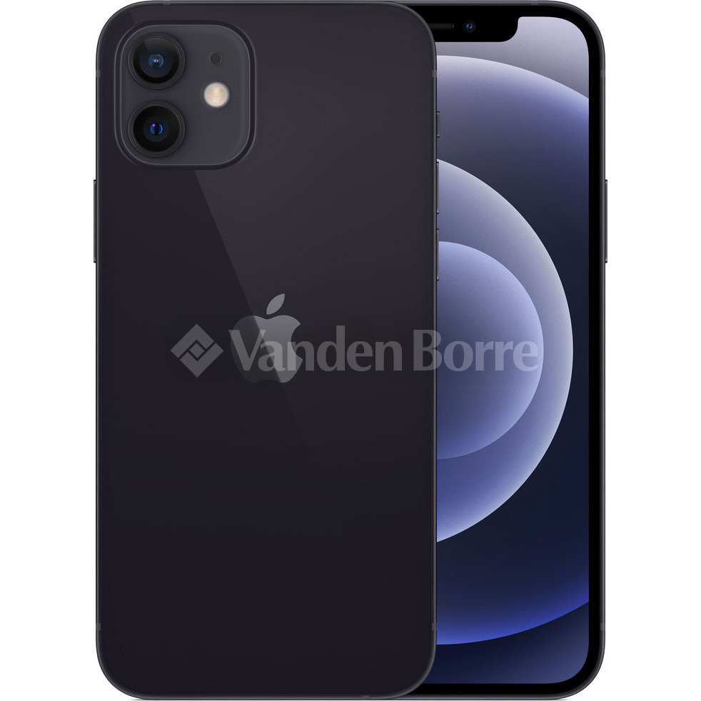 APPLE SMARTPHONE IPHONE 12 64GB BLACK REFURBISHED GRADE-A | Vanden Borre