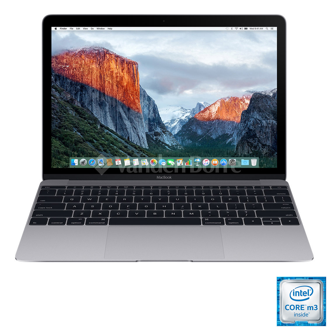 APPLE MACBOOK 12 INCH (2017) M3 256GB SPACE GREY MNYF2FN/A chez Vanden ...