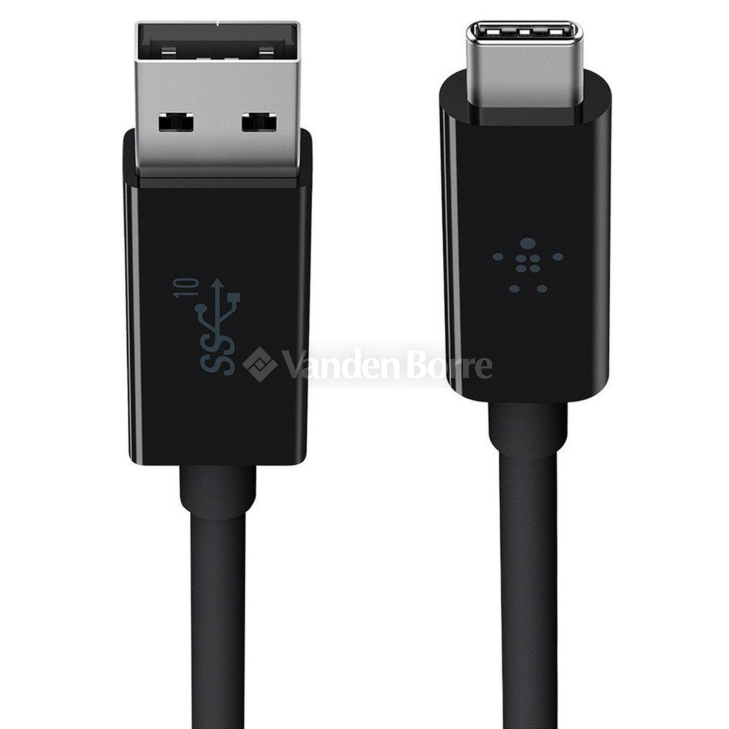 BELKIN USBA-USBC CABLE 0.9M BLK | Vanden Borre