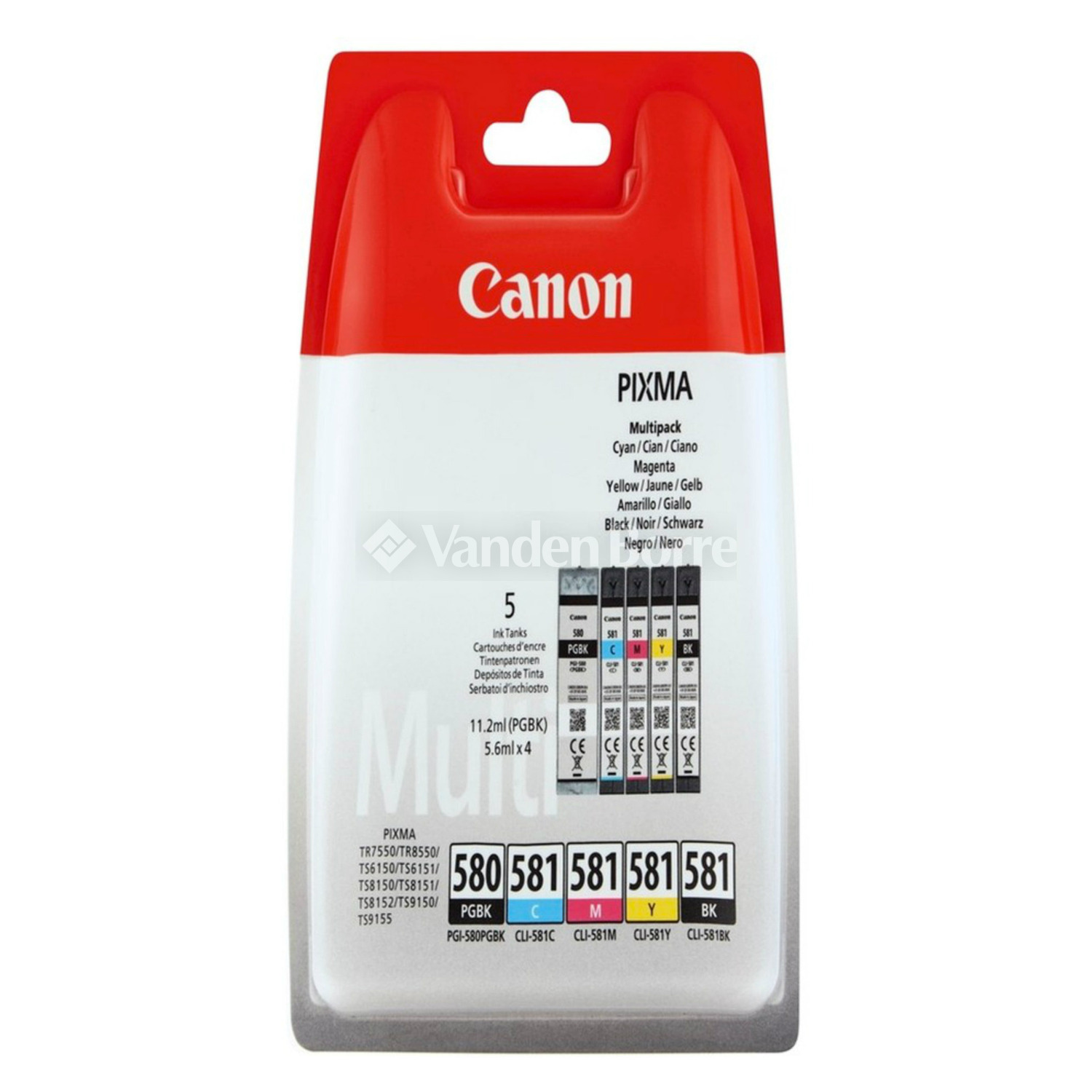 CANON PACK 580/CLI-581 - INKTCARTRIDGE | Vanden Borre