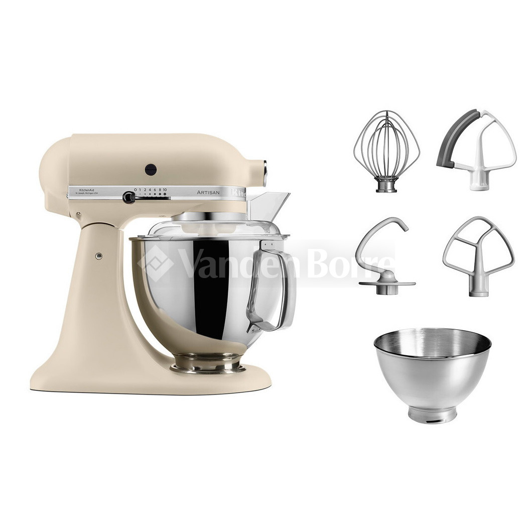 KITCHENAID KEUKENROBOT ARTISAN FRESH LINEN 4.8L 5KSM175PSEFL | Vanden Borre