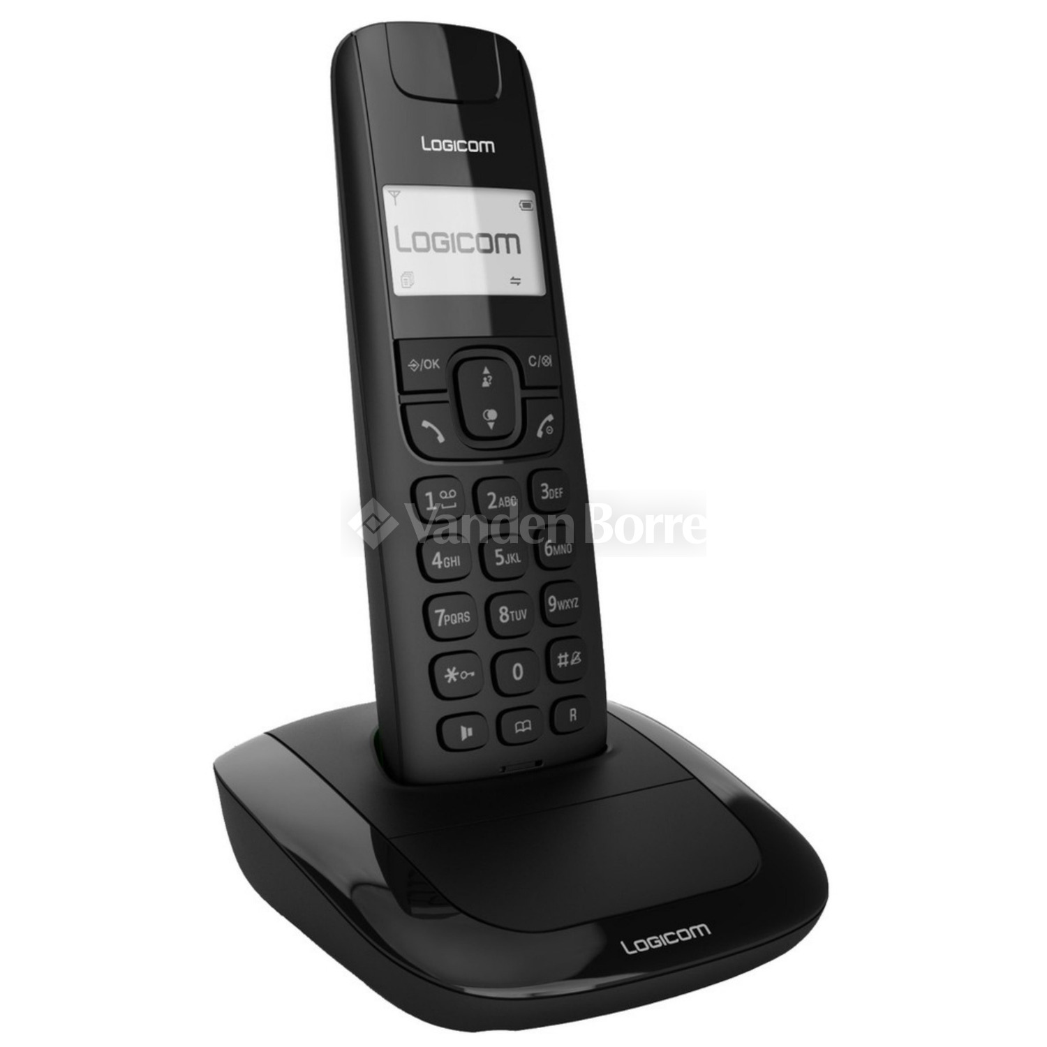 LOGICOM LOLA 150 BLACK - DRAADLOZE TELEFOON | Vanden Borre