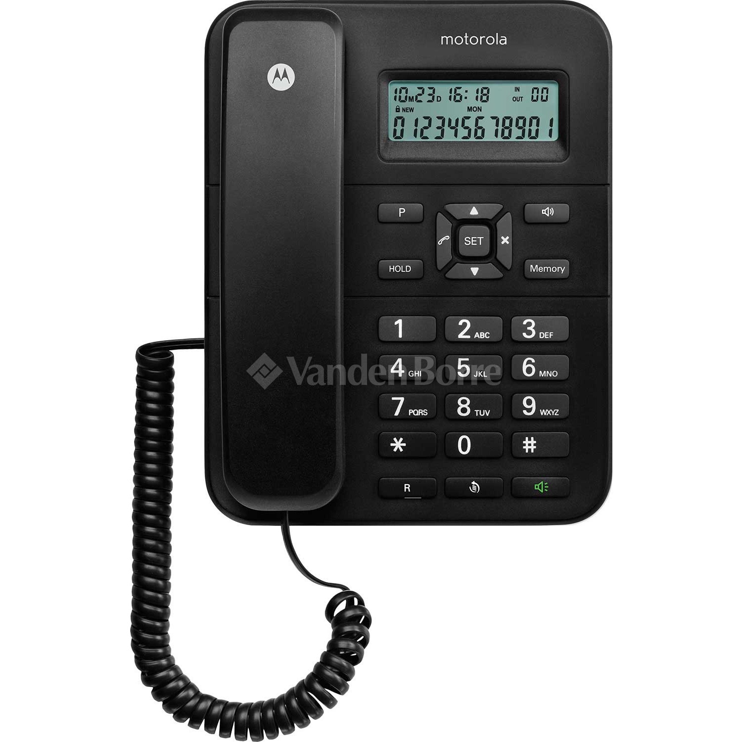 MOTOROLA CT202 BLACK - VASTE TELEFOON | Vanden Borre