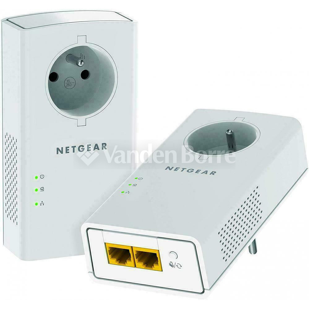 NETGEAR POWERLINE ADAPTER PACK 2 ADAPT CPL 2GBS+P | Vanden Borre