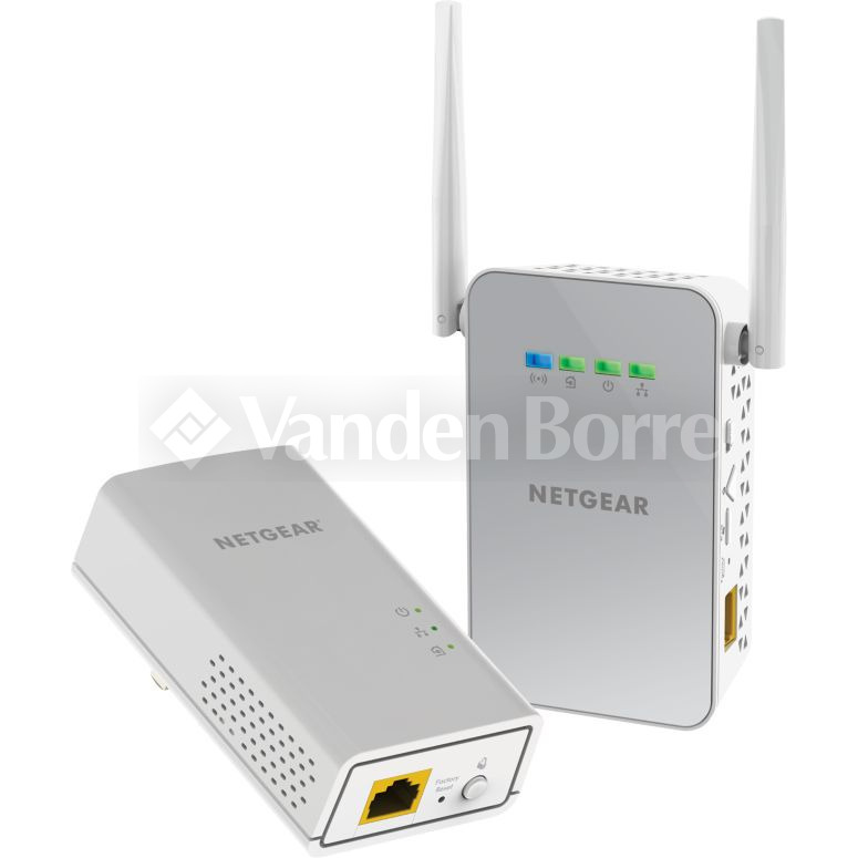 NETGEAR POWERLINE ADAPTER 1PT GIGABIT POWERLINE AV2 AC650 BNDL PLW1000 ...
