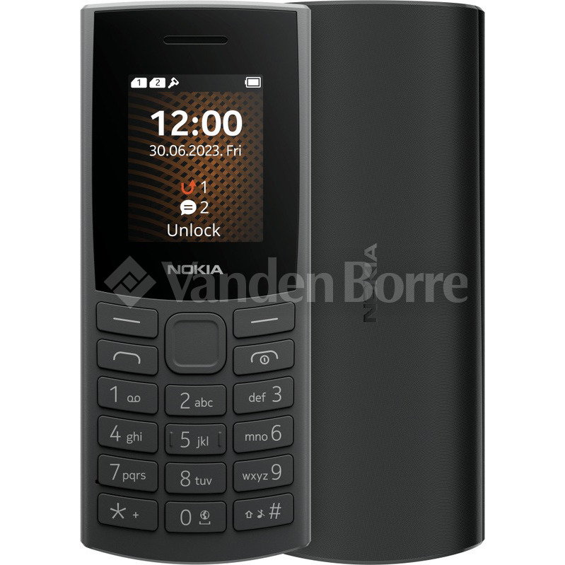 GSM NOKIA 105 4G CHARCOAL | Vanden Borre