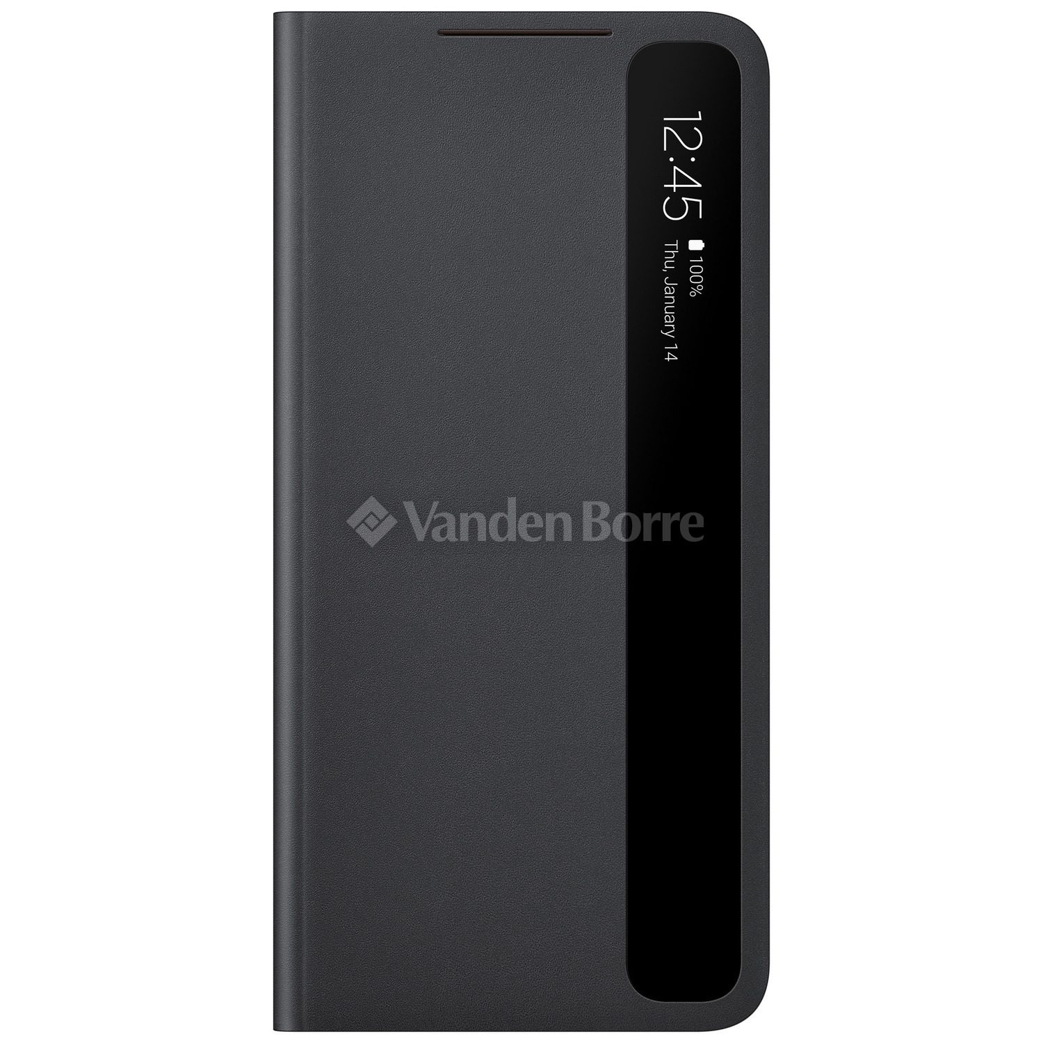 SAMSUNG CLEAR VIEW COVER BLACK GALAXY S21 PLUS | Vanden Borre