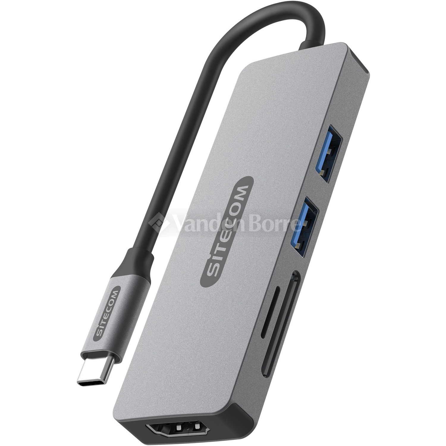 SITECOM 5IN1 USB-C MULTIPORT ADAP | Vanden Borre
