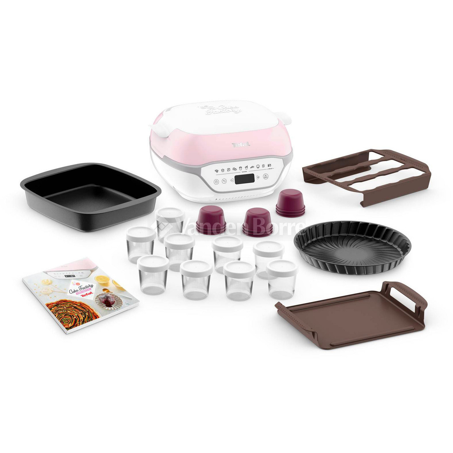 TEFAL CAKE FACTORY INFINITY WHITE/PINK KD850110 | Vanden Borre