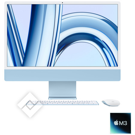 APPLE iMac 24´´ (2023) M3 10-core GPU 512Go Blue | Vanden Borre