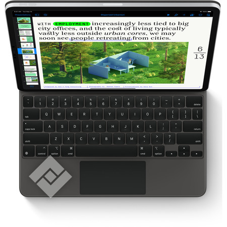 APPLE MAGIC KEYB IPAD PRO 12.9 AZERTY BLACK | Vanden Borre