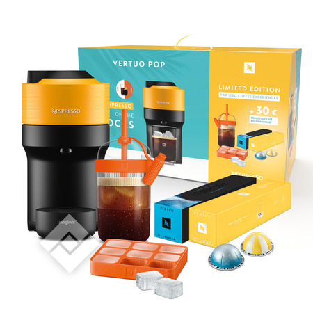 MAGIMIX NESPRESSO COLD BUNDLE VERTUO POP YELLOW 11745B | Vanden Borre