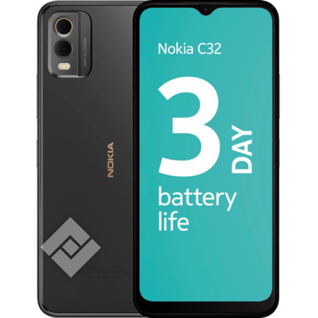NOKIA C32 128GB CHARCOAL - SMARTPHONE | Vanden Borre