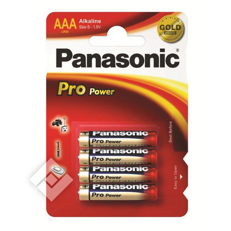 PANASONIC AAA/LR03 PP X4 bij Vanden Borre: gemakkelijk vergelijken en ...