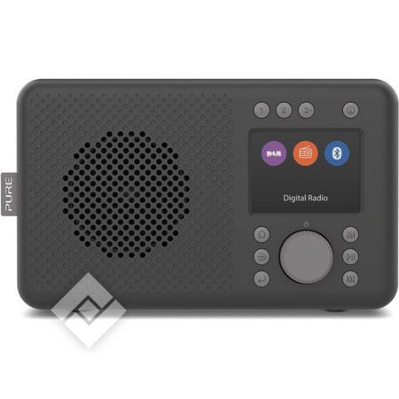 PURE RADIO ELAN DAB+ CHARCOAL | Vanden Borre